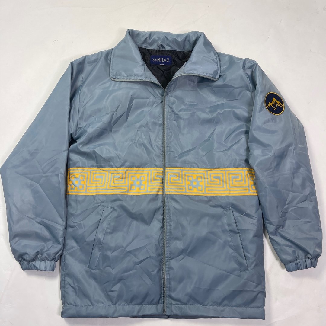 Hijaz Meander Nightwalker Padded Jacket Retro Patch in Gray - Hijaz